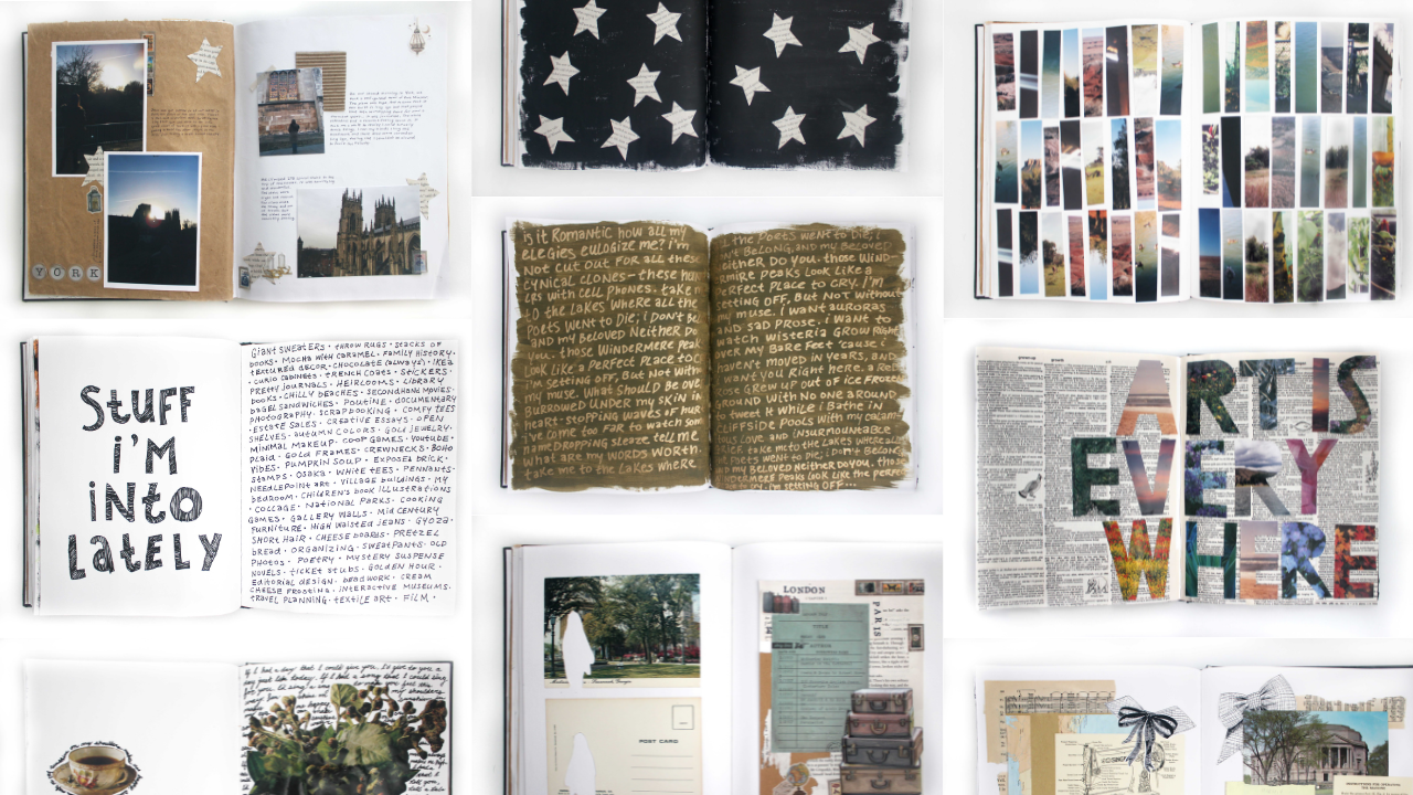 A Tour of my Mixed Media Art Journal | meganalms.com