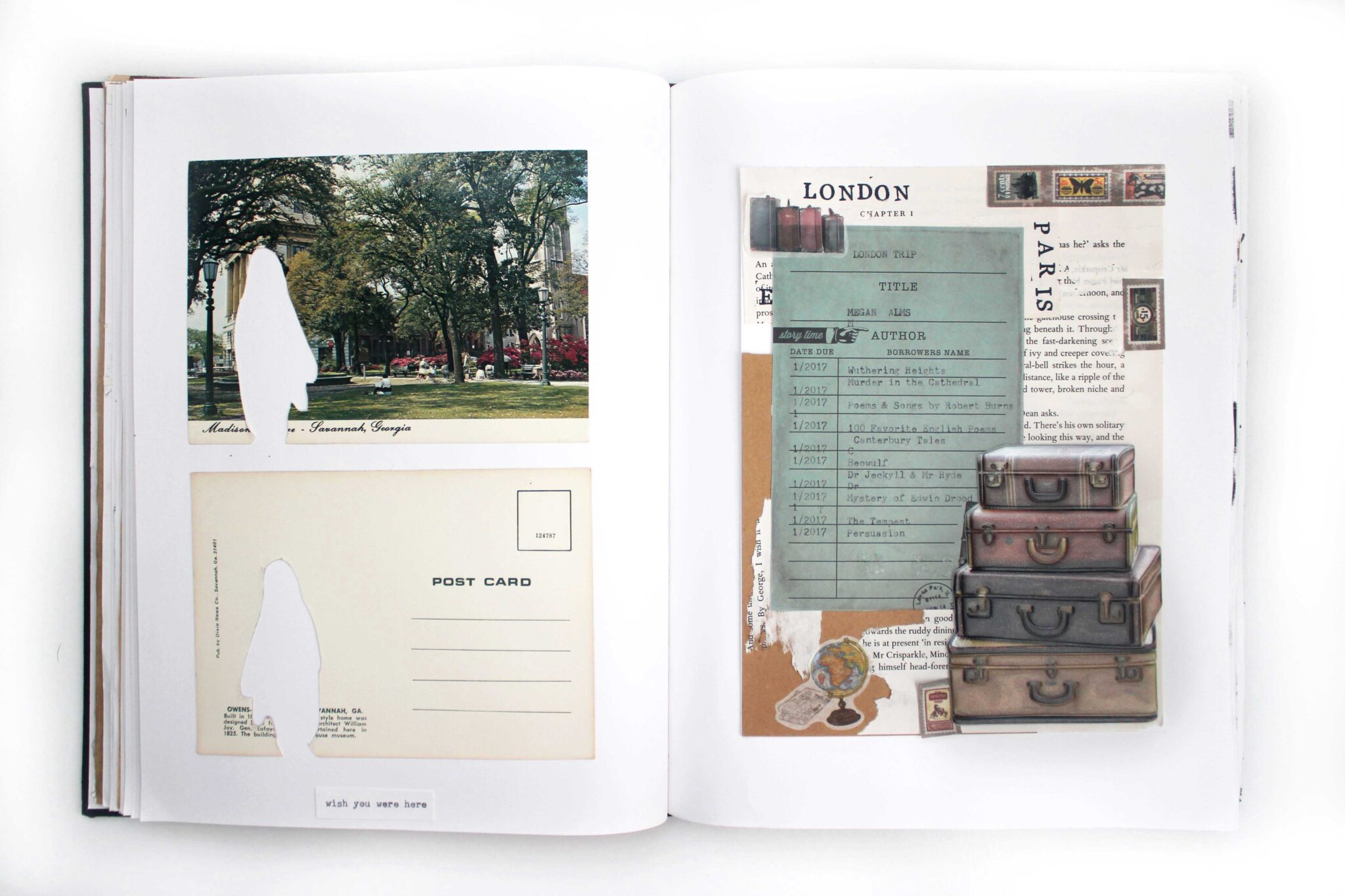 A Tour of my Mixed Media Art Journal | meganalms.com